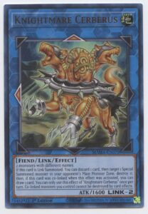 knightmare cerberus - mama-en070 - ultra rare - 1st edition