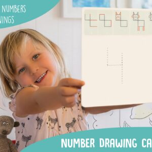 Drawing with Alphabet and Numbers Set Games for Kids Ages 4-8 Activity Toy for Girls Boy Birthday