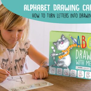 Drawing with Alphabet and Numbers Set Games for Kids Ages 4-8 Activity Toy for Girls Boy Birthday