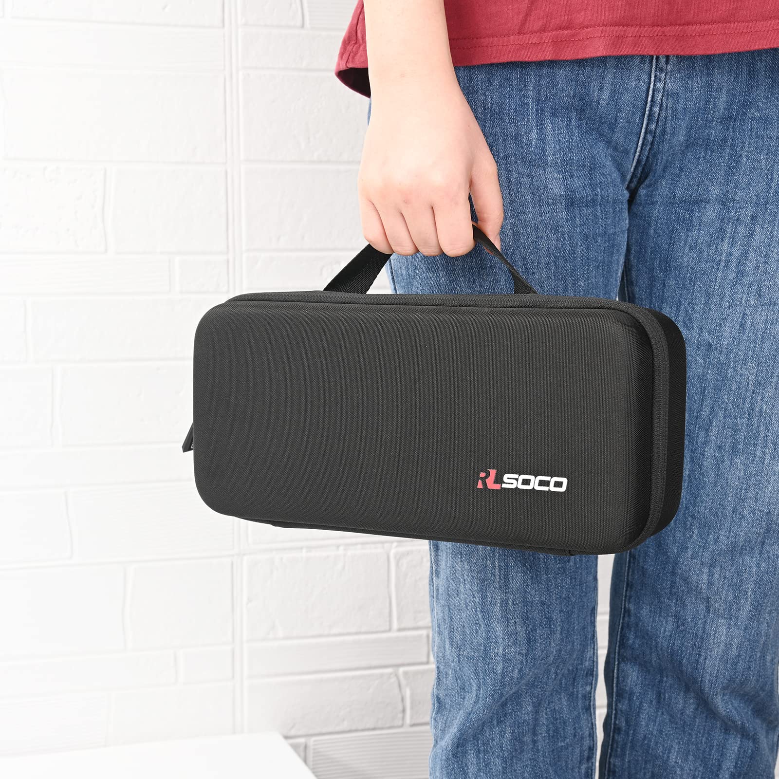 RLSOCO Carrying Case for Steam Deck & Steam Deck OLED, Protective Case for Steam Deck Console, Steam Dock, AC adapter, SD Card (Case Only)