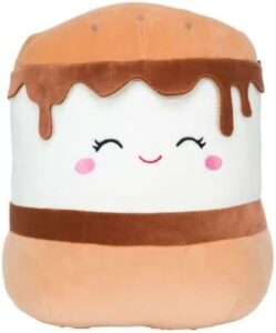 rare 16" squishmallows carmelita s'mores plush - official kellytoy ultrasoft stuffed animal toy