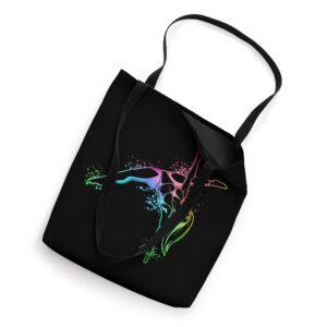 Colorful workout - Pole Fitness Tote Bag