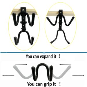 Pmsanzay Desk Mount Double Game Controller & Headphone Holder Clamp On Hanger Storage Rack for PS3/PS4/PS5/Xbox 360/Xbox One/S/X/Elite/Series S/Series X Controller,Pro Controller,etc