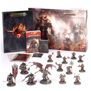 warhammer games workshop age of sigmar - slaves to darkness army set (english)