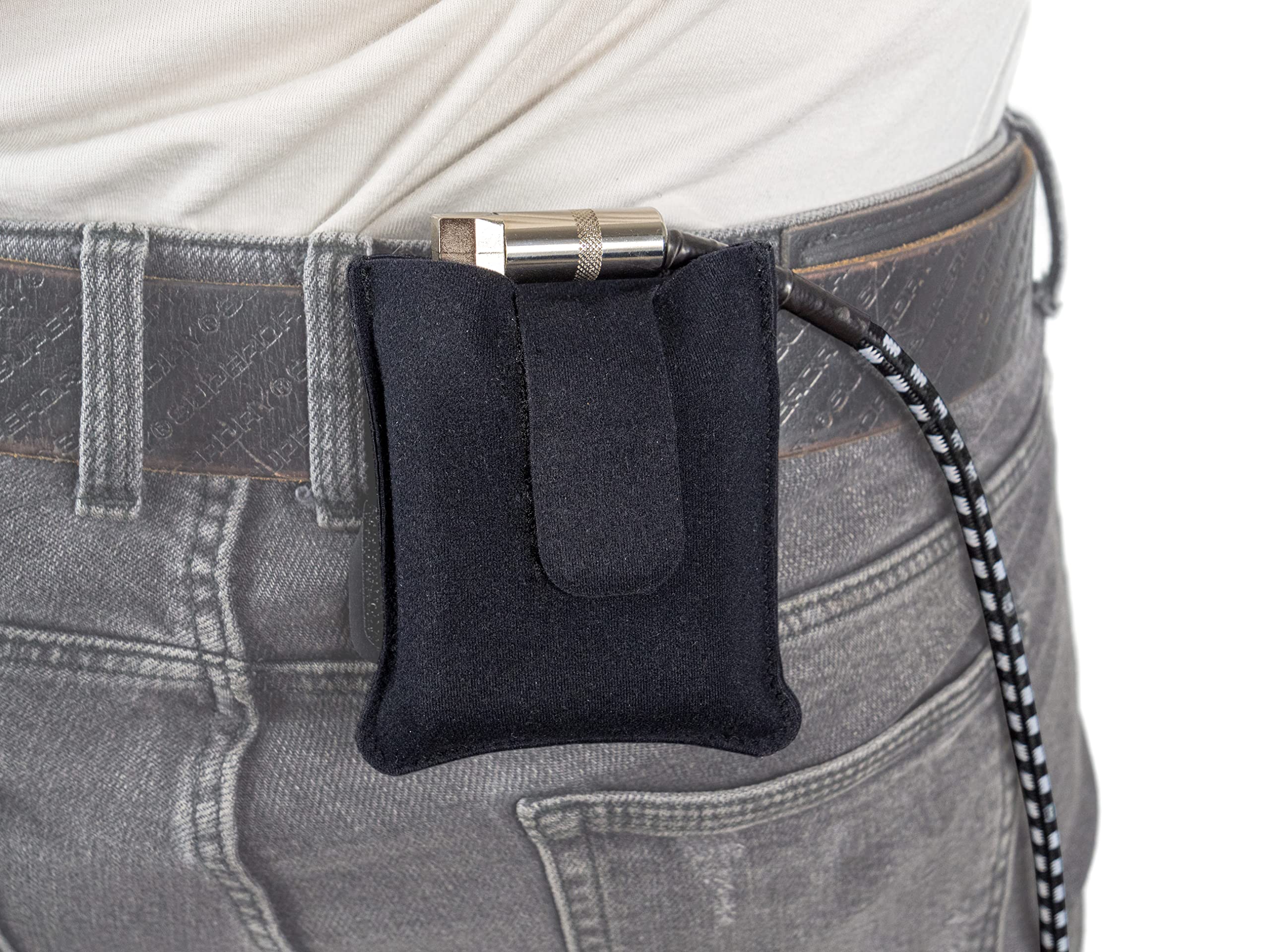 URSA Live Pouch: Premium Belt & Instrument Strap Pouch for Wireless Transmitters & Receivers. Quick and Secure Removal and Attachment. Compatible with Line 6, Sennheiser, Shure & More (Medium)