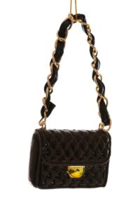 cody foster - black handbag ornament- go-8253