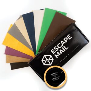 escape mail: binge bundle - gripping escape room game in an envelope, immersive storyline the family will love or for date night, age 10+ (standard difficulty, episodes 2-12)