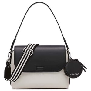 calvin klein millie 2 in 1 flap shoulder bag & crossbody