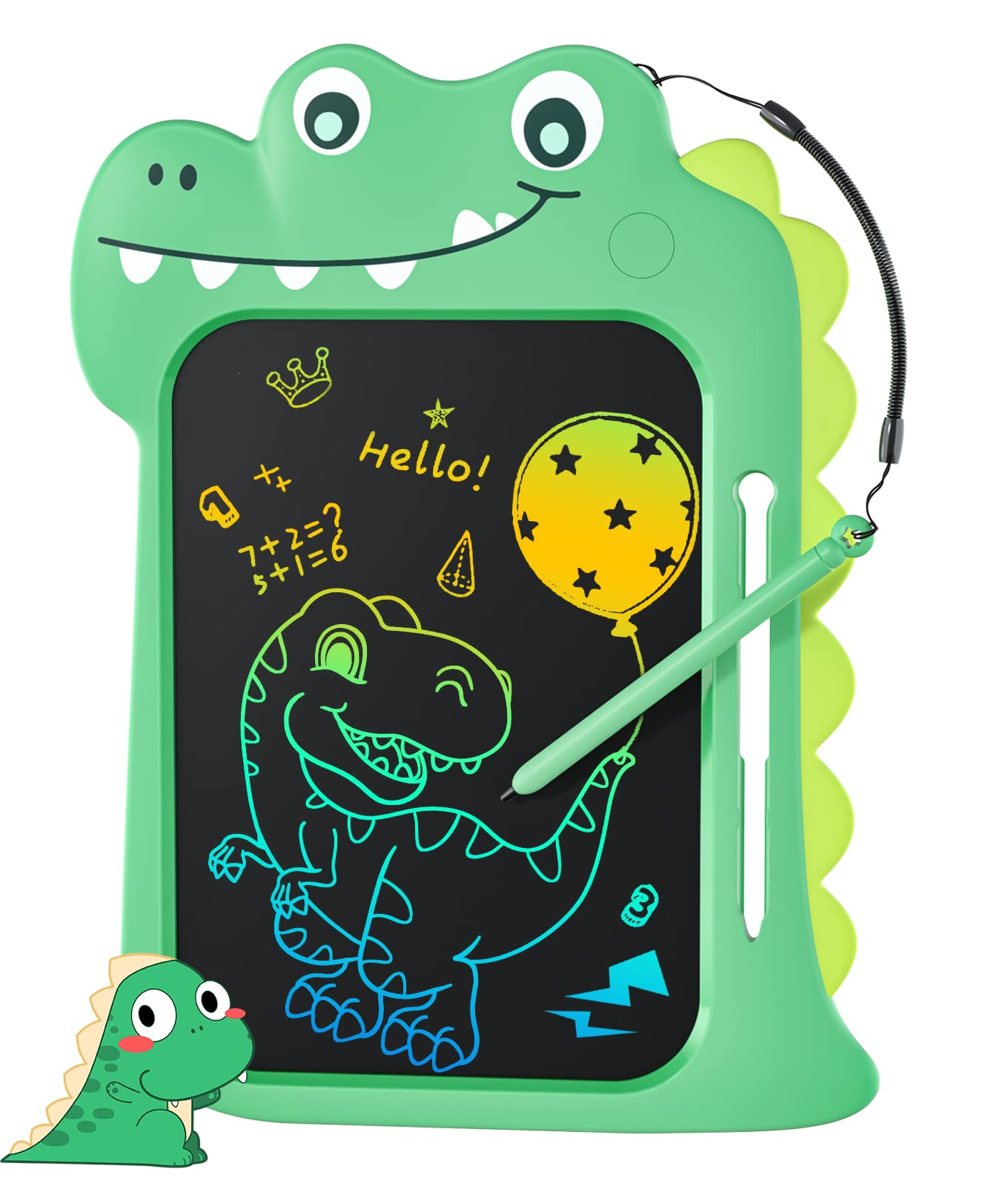 LCD Writing Tablet for Kids, Drawing Tablet Doodle Board Toddler Toys, Dinosaur Toys Tablet for Boys Girls 3 4 5 6 7 8 Years Old, Birthday Gift Doodle Drawing Writing Pad Education Learning Toys