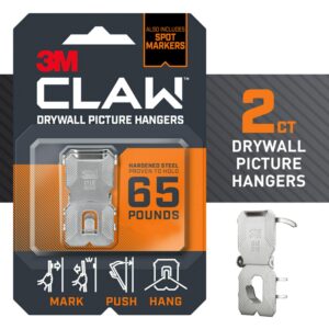 3m claw drywall picture hanger,silver