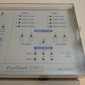 Used Compatible with Clarks PyroGuard CXC-2 System Console Controller Compatible with Box