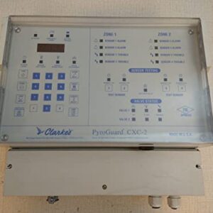 Used Compatible with Clarks PyroGuard CXC-2 System Console Controller Compatible with Box