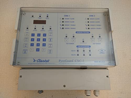 Used Compatible with Clarks PyroGuard CXC-2 System Console Controller Compatible with Box