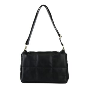 stylish cross-straddle pillow bag women's one-shoulder vintage down purse bag crossbody bags for women y2k bag (black)