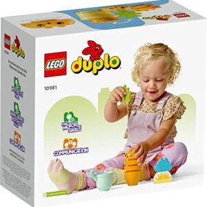 LEGO DUPLO My First Growing Carrot 10981, Stacking Toys for Babies 1.5+ Years Old with 4 Vegetable Bricks, Learning Educational Toy for Toddlers