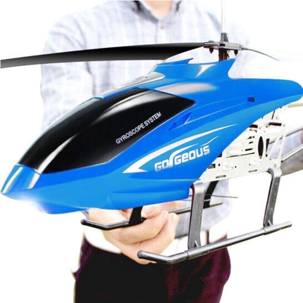 75cm 3.5CH Huge RC Airplane Drone Charging Electric Suspension Child Boy Resistance to Fall Pressure Aircraft Boys Girls Adults Flying Toys Outdoor Parent-Child Remote Control Alloy Helicopter