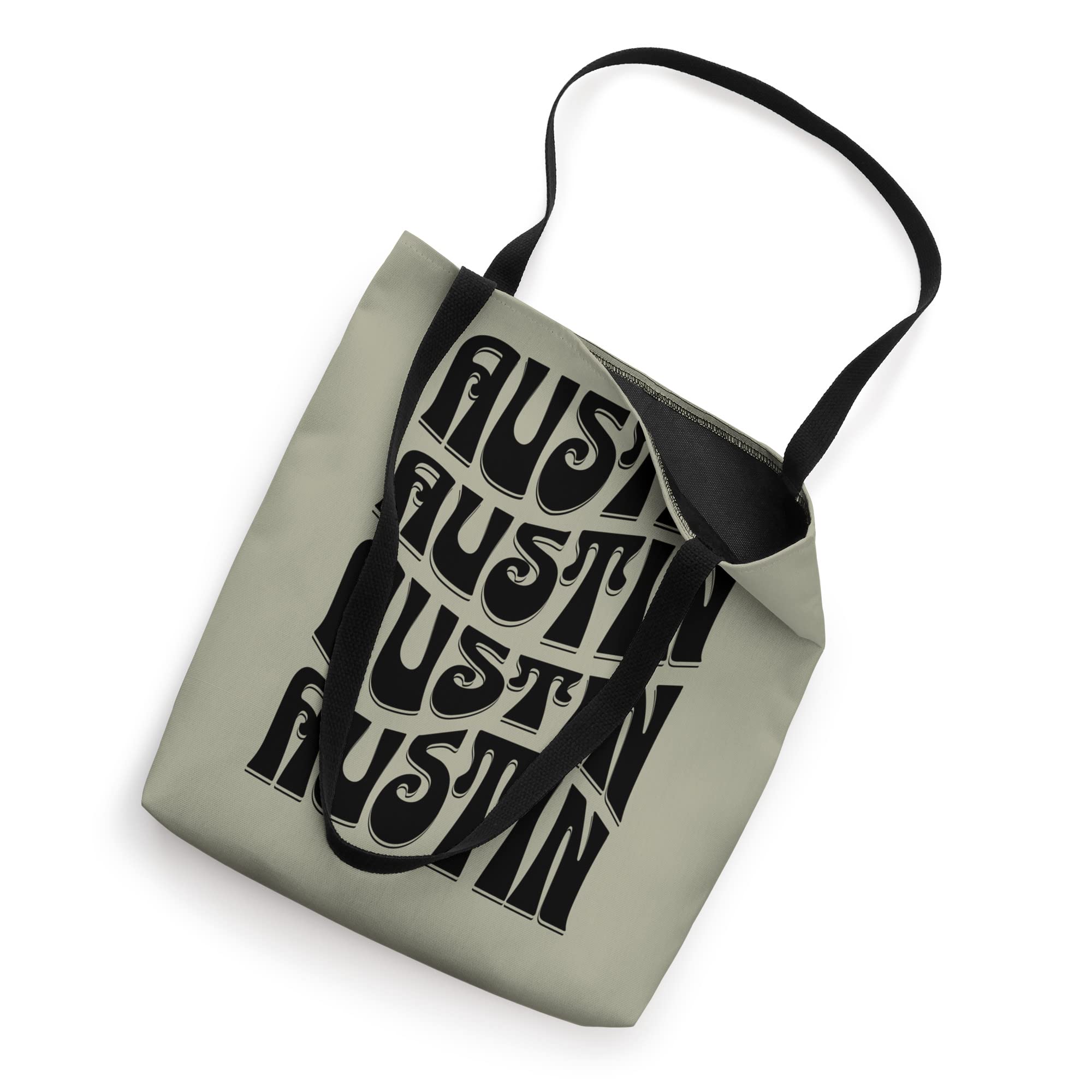 Austin Texas Retro 60s 70s Style Design Tote Bag