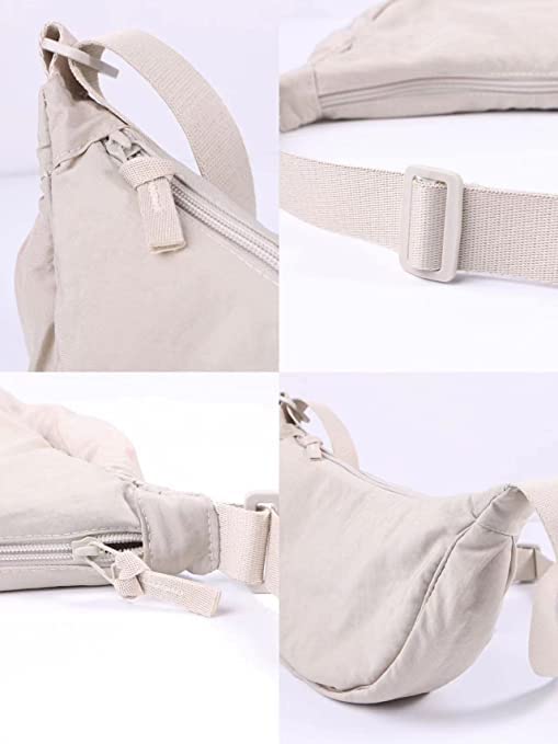 XPONNI Purses for Women Crossbody Bag Sling Bags for Women Crossbody Sling Bags for Women Small Sling Bag (Beige)