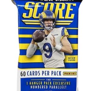 2022 NFL Score Football Pack - 60 Trading Cards Per Pack