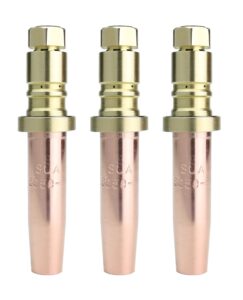 sÜa® - (3 pack) propane cutting tip - replacement for smith/miller heavy duty sc50 series (large tips) - sizes: 2, 3 & 4