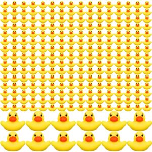 900 pcs mini rubber ducks in bulk bath toy squeak tiny ducks for kids bathtub shower birthday favors party decoration gift, 1.57 x 1.57 x 1.18 inches