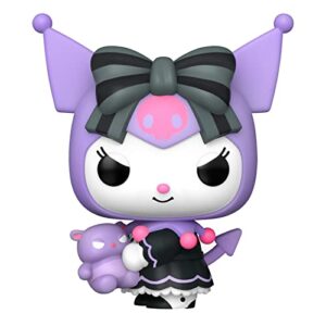 pop funko sanrio pop! kuromi (with baku) vinyl figure hot topic exclusive, purple (66430)