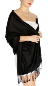 serenita pashmina shawls wraps for women. dress cover up formal. cashmere feel wrap for evening dress.