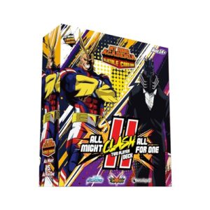 Jasco Games My Hero Academia Collectible Card Game All Might Vs. All for One Two Player Clash Decks | Trading Card Game for Adults and Teens | Ages 14+ | 2 Players | Avg. Playtime 45+ Mins | Made