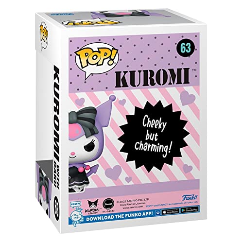 POP Funko Sanrio Pop! Kuromi (with Baku) Vinyl Figure Hot Topic Exclusive, Purple (66430)