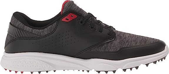 Callaway Men's Coronado V3 Sl Golf Shoe, Black/Red, 12 Wide