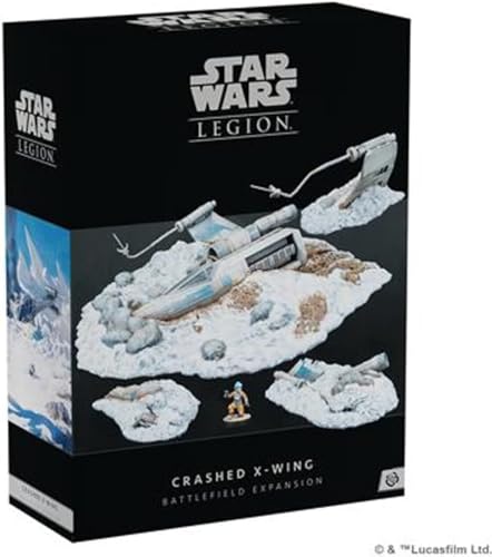 Atomic Mass Games Star Wars Legion Crashed X-Wing Terrain Expansion | Two Player Battle Game | Miniatures Game | Strategy Game for Adults and Teens | Ages 14+ | Average Playtime 3 Hours