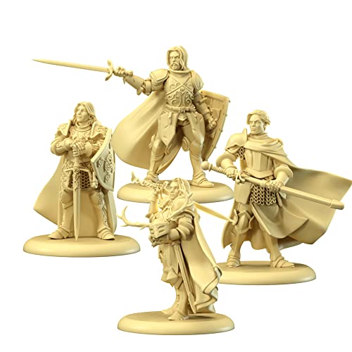 CMON A Song of Ice and Fire Tabletop Miniatures Game Baratheon Heroes 4 Box Set - Unite Legendary Heroes for Conquest! Strategy Game for Adults, Ages 14+, 2+ Players, 45-60 Minute Playtime, CMON