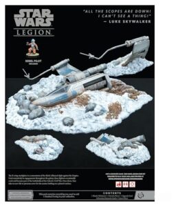 atomic mass games star wars legion crashed x-wing terrain expansion | two player battle game | miniatures game | strategy game for adults and teens | ages 14+ | average playtime 3 hours