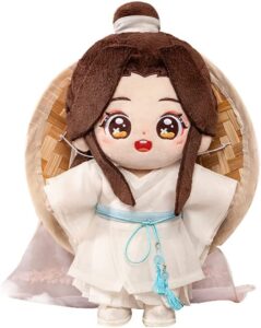 xfapreal plush doll, xie lian hua cheng dress-up doll, anime figures doll of heaven official's blessing: tian guan ci fu (xie-lian, cotton)