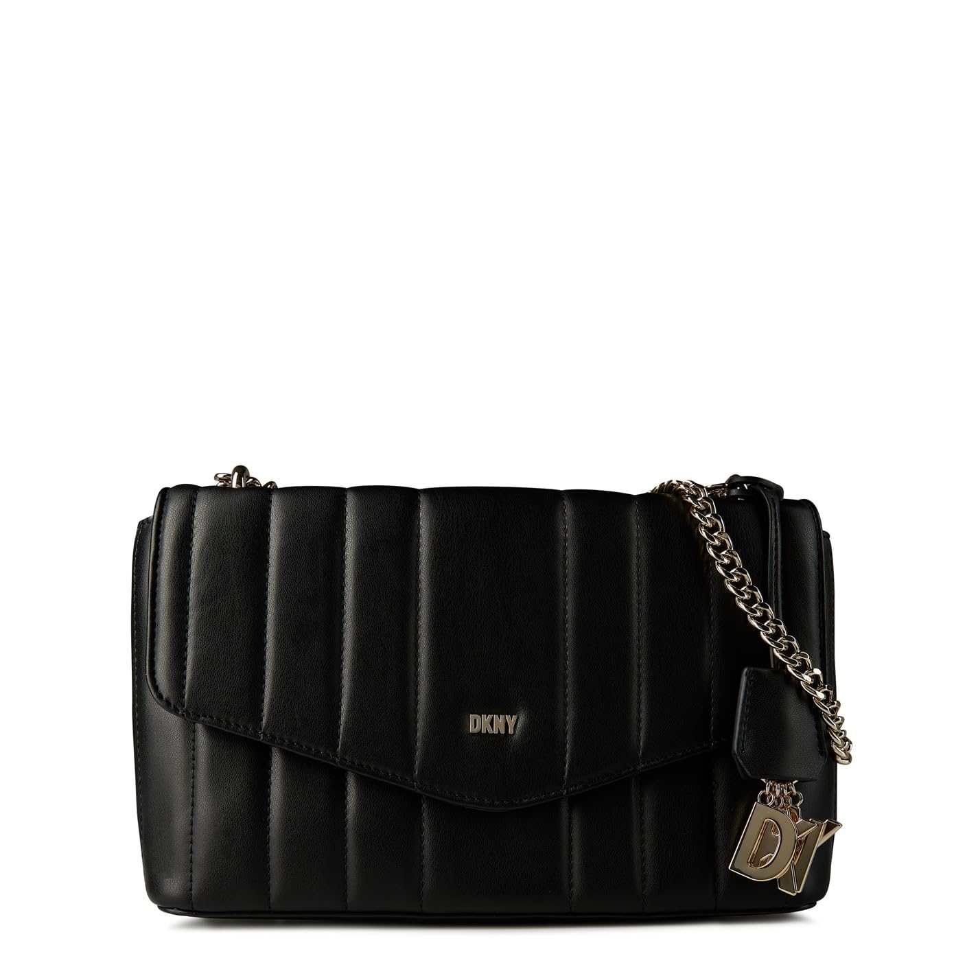 DKNY Lexington Shoulder Bag, Black/Gold