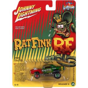 johnny lightning jlpc008 pop culture 1970 dodge super bee rat fink