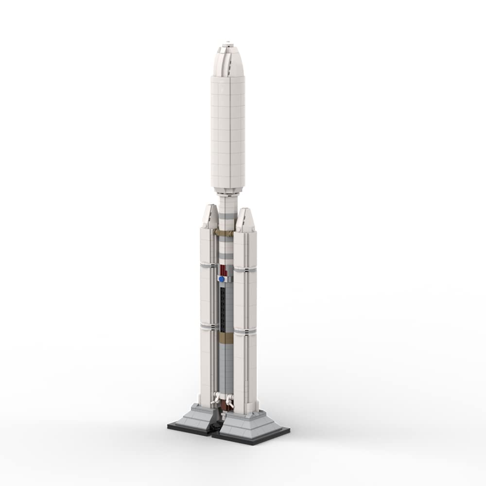 VONADO Titan Rocket Building Block Set, 1:110 Model IV-B Space Rocket Toy, Outer Space Rocket for Kids Adults, New 2022 (939 Pcs)