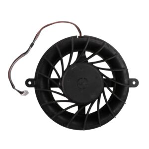 replacement internal cooling fan cooler 17 blades for sony playstation3 ps3 slim 120g 160g 320g console fan repair parts (black)