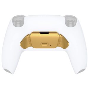 gold real metal buttons (rmb) version k1 k2 buttons housing & remap pcb board for ps5 controller extremerate rise remap kit – not included the controller & flex cables and other rise accessories