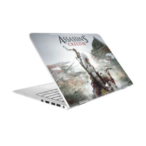 head case designs officially licensed assassin's creed game cover iii graphics vinyl sticker skin decal cover compatible with hp spectre pro x360 g2