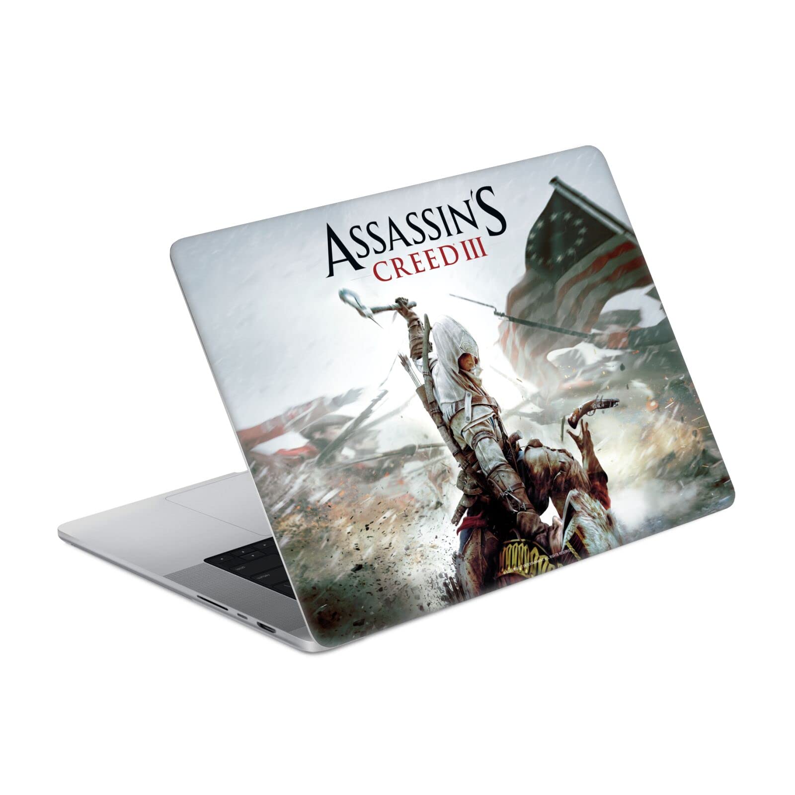 Head Case Designs Officially Licensed Assassin's Creed Game Cover III Graphics Vinyl Sticker Skin Decal Cover Compatible with MacBook Pro 16" A2485