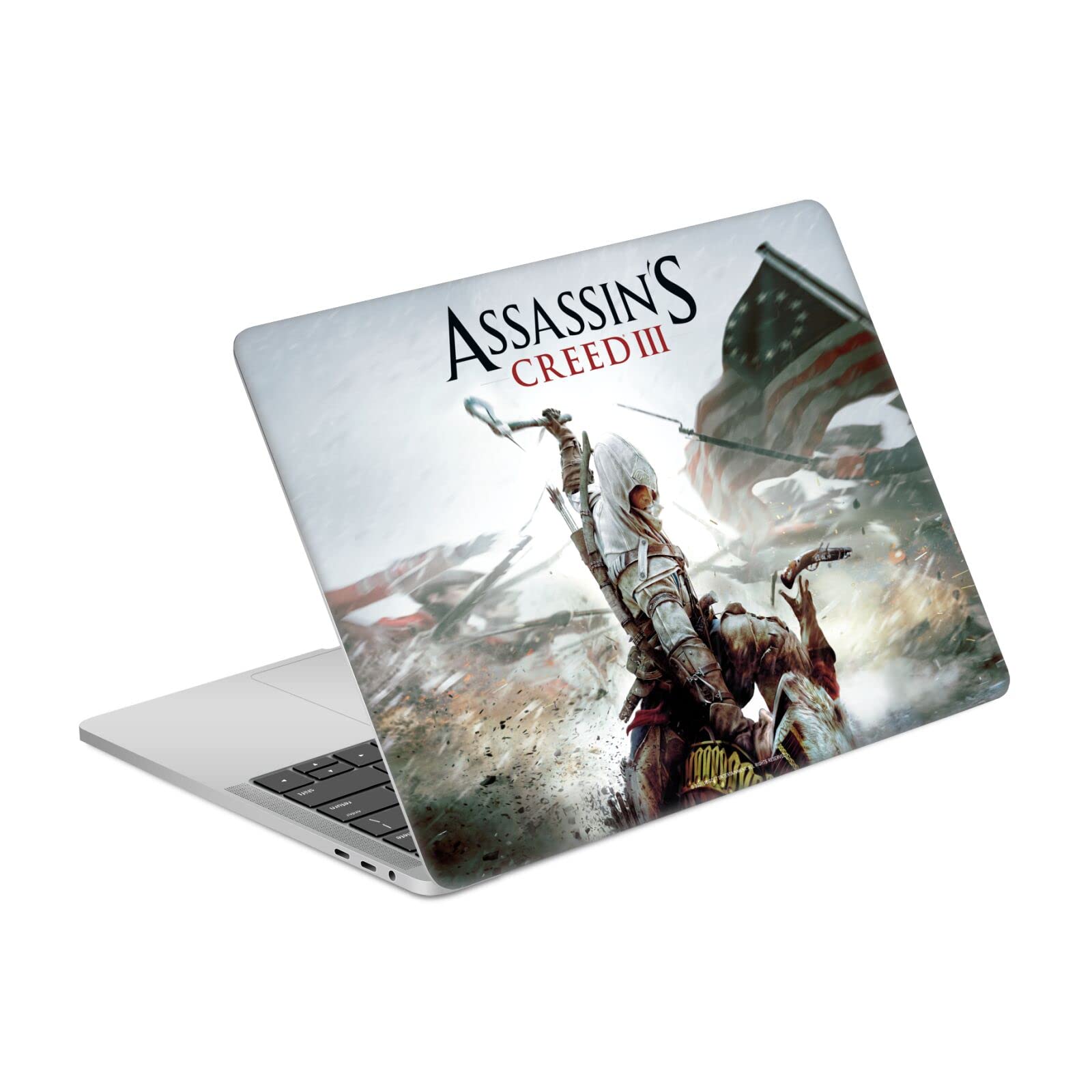 Head Case Designs Officially Licensed Assassin's Creed Game Cover III Graphics Vinyl Sticker Skin Decal Cover Compatible with MacBook Pro 13" A2338