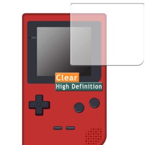 vaxson 3-pack screen protector, compatible with nintendo gameboy pocket tpu film protectors sticker [ not tempered glass ]