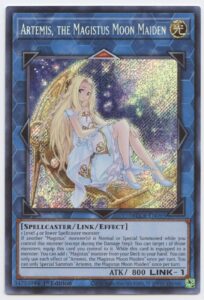 artemis, the magistus moon maiden - blcr-en095 - secret rare - 1st edition