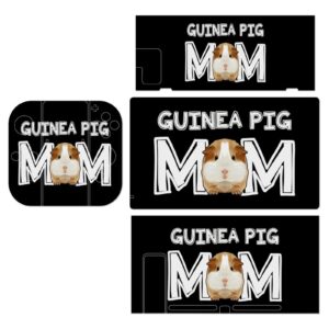 guinea pig mom decal stickers cover skin full wrap faceplate stickers compatible with switch for switch