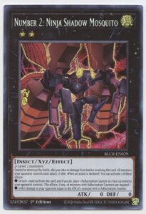 number 2: ninja shadow mosquito - blcr-en029 - secret rare - 1st edition