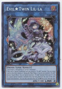 evil twin lil-la - blcr-en097 - secret rare - 1st edition