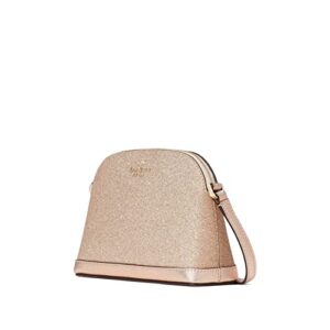 kate spade new york tinsel glitter crossbody bag (rose gold)