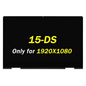 l53868-001 replacement for hp envy x360 15-ds 15m-ds lcd display 15m-ds0011dx display 15m-ds0012dx digitizer 15m-ds0023dx 15-ds0003ca 15-ds0013ca 15-ds0013nr fhd 15.6" lcd touch screen laptop panel