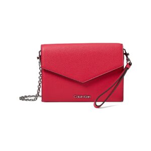 Calvin Klein Convertible Crossbody Rose Red One Size